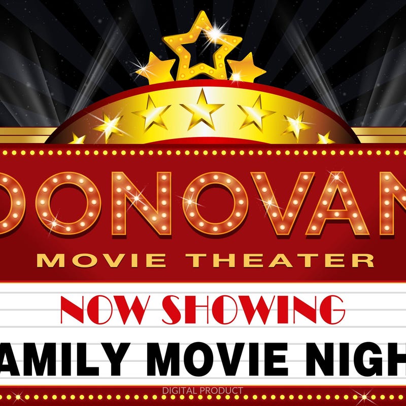 Now Showing Movie Sign - Etsy