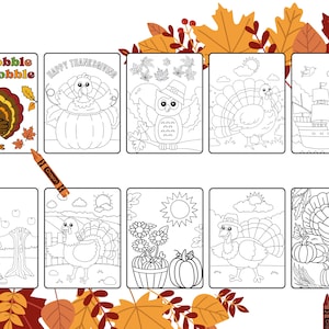 Thanksgiving Coloring Pages, Kids Thanksgiving Printable Activity ...