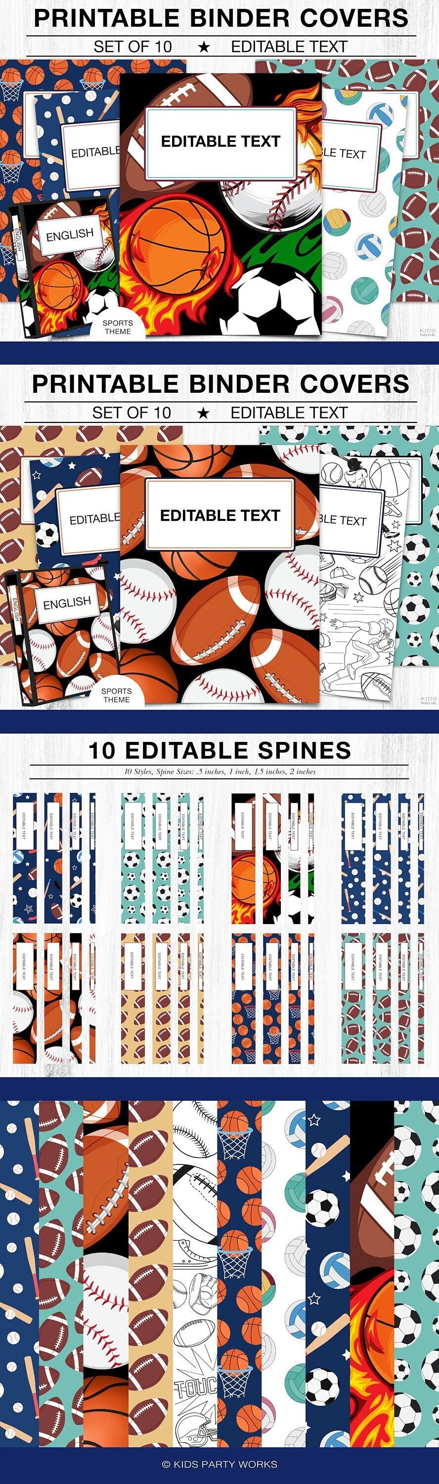 English Binder Covers For Guys