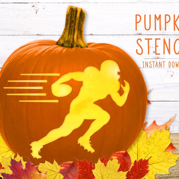 Buffalo Bills Pumpkin Stencil - Etsy