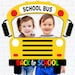 Back to School Photo Booth Frame School Bus School First Day - Etsy