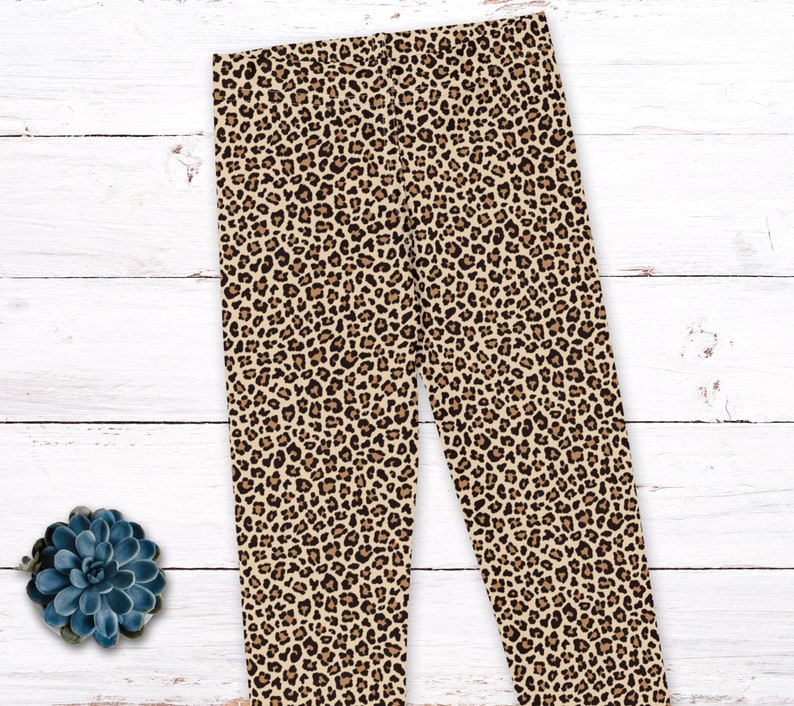 Girls Leggings Leopard Print Kid's Tights Cheetah Pants - Etsy