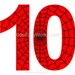 Superhero Printable NUMBER 10 Centerpiece, Instant Download, Spider ...