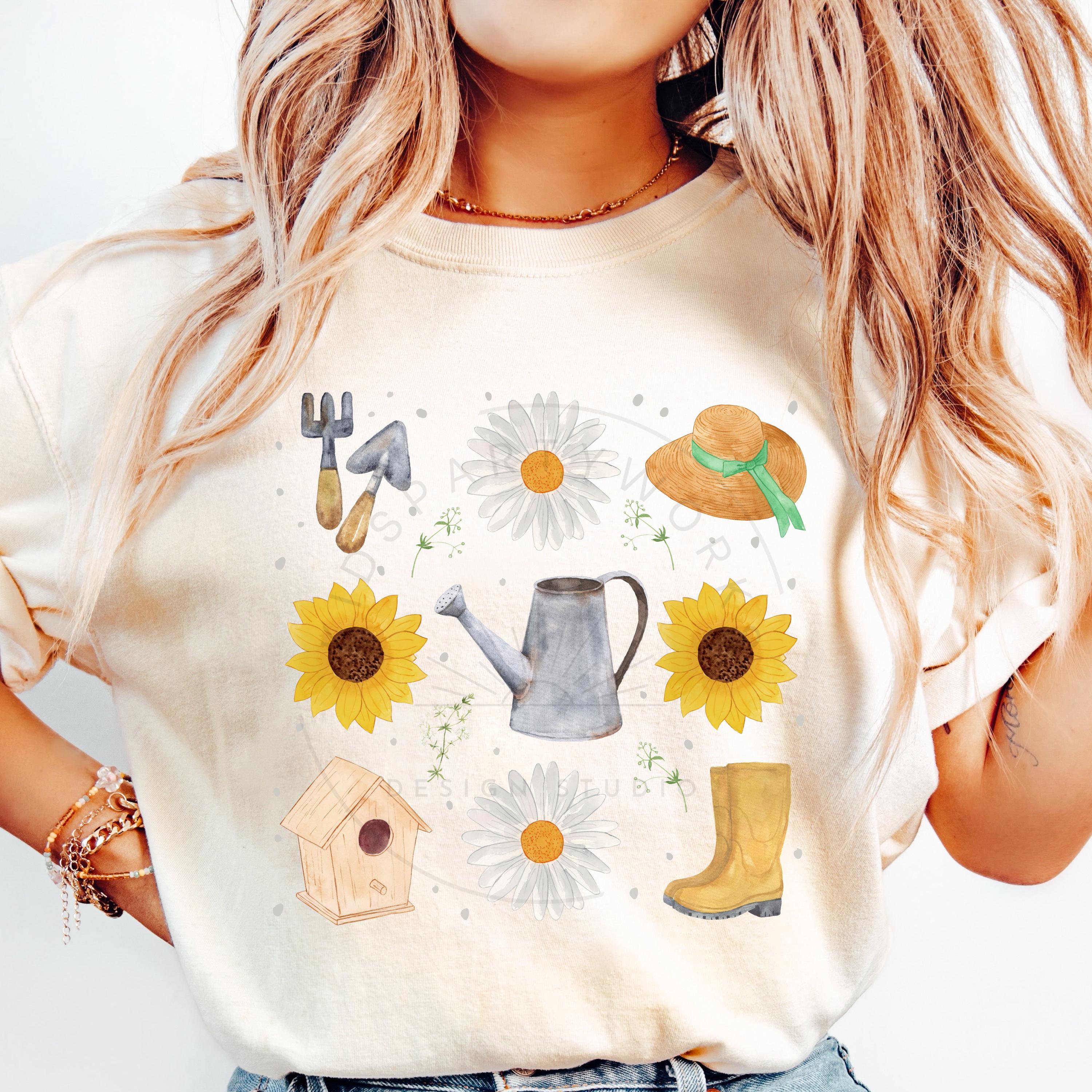 Sunflower PNG, Gardening PNG, Sunflower Sublimation Design, Sun Flower ...