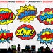 SUPERHERO NUMBER 5 Superhero Printables Number 5 Superhero Centerpiece ...