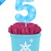 Numbers Clipart Snowflakes Number Clipart Number Iron-on Birthday ...