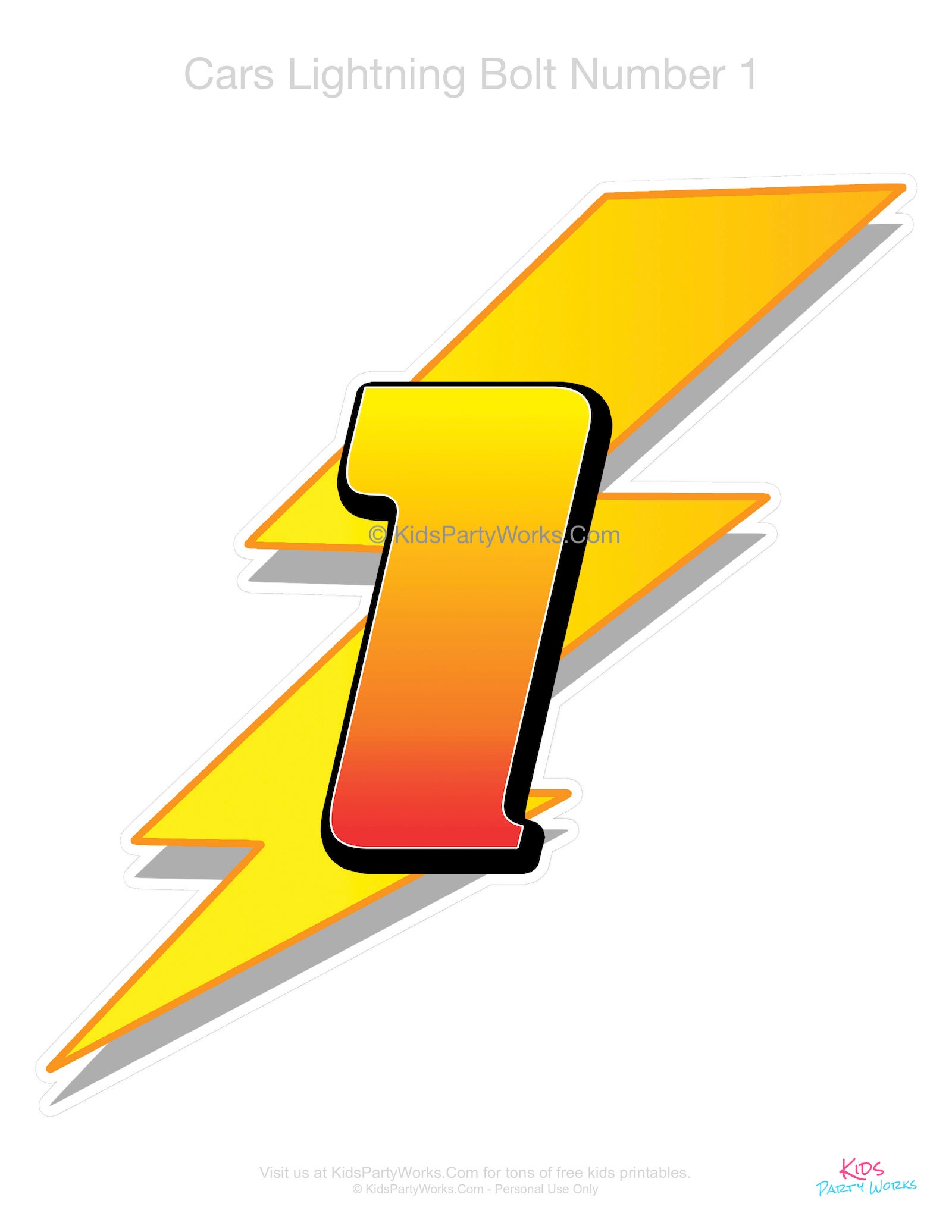 Cars Birthday Number 1 Centerpiece Cars Party Race Car | Etsy