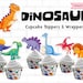 Dinosaur Cupcake Toppers, Dinosaur Birthday Party, Printable Cupcake ...