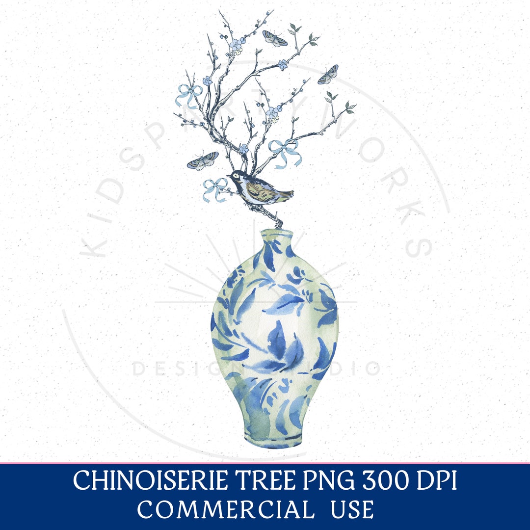 Chinoiserie PNG, Chinoiserie Tree PNG Clipart, Chinoiserie Ginger Jar ...