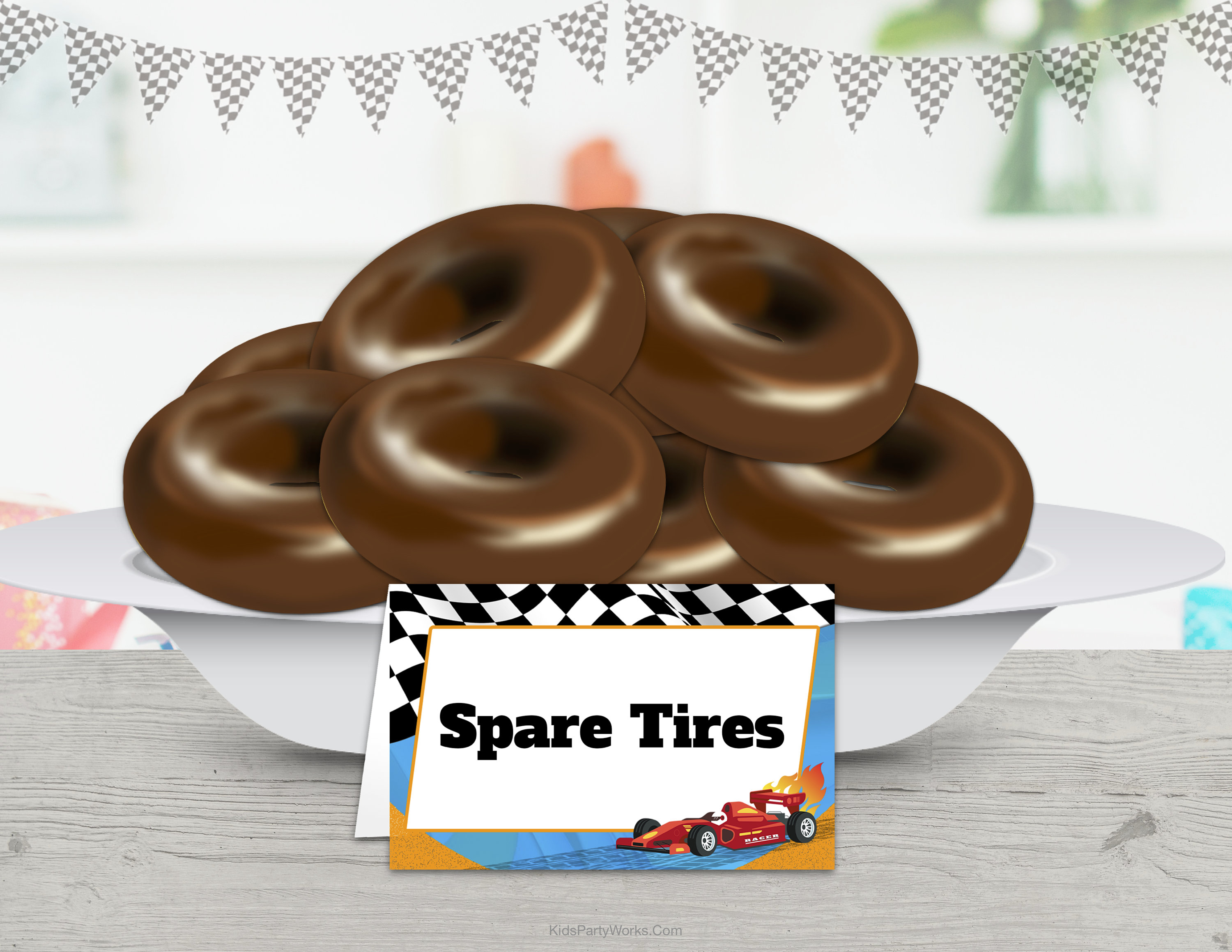 Race Car Food Labels, Racing Birthday Party, Party Supplies, Race Car ...