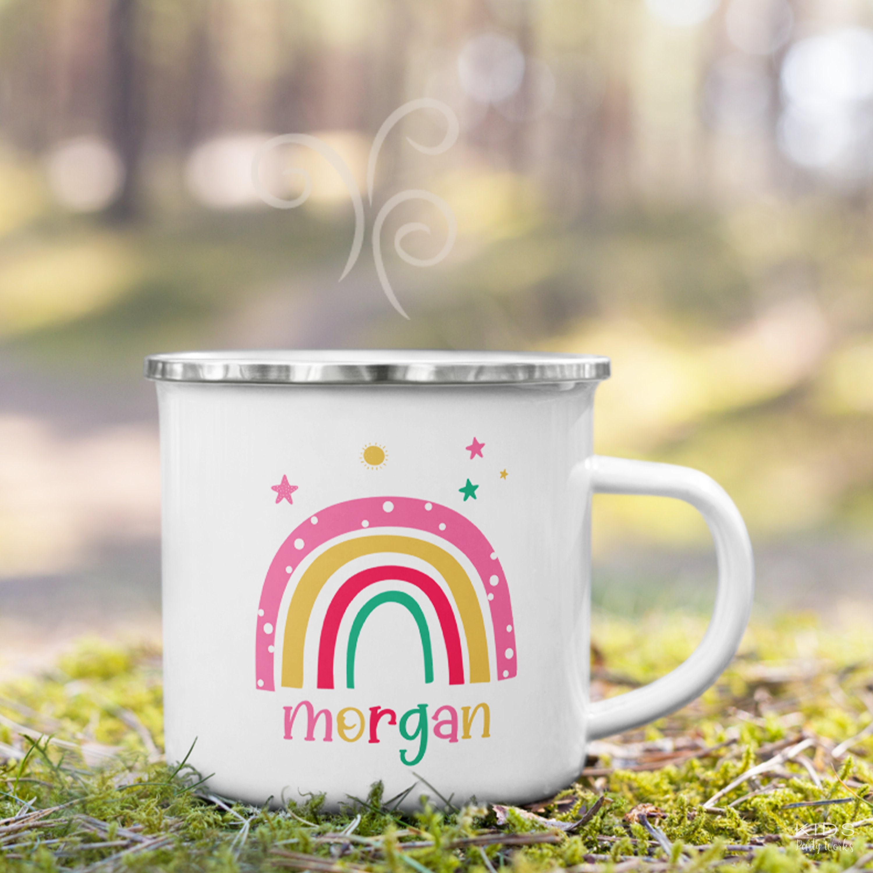Enamel Mug Kids Personalized | Cute Kids Mug | Kids Enamel Mug | Cute ...