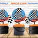 Race Car Centerpiece Number 4 , Racing Birthday, Race Car Centerpiece ...