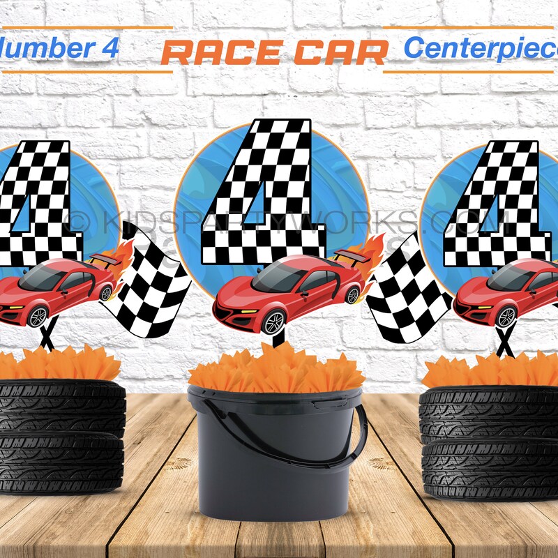 Number 4 Race Car Svg - Etsy