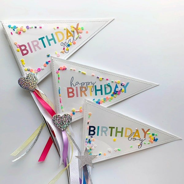 Birthday Pennant - Etsy
