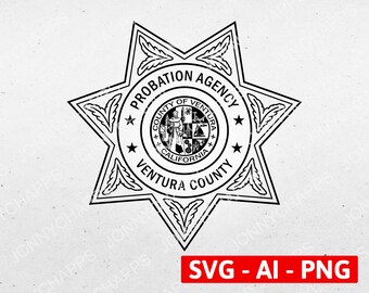 Probation Badge Svg - Etsy Israel