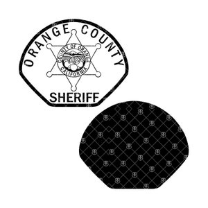 Orange California Sheriff Patch SVG, County Sheriff's Office Department ...