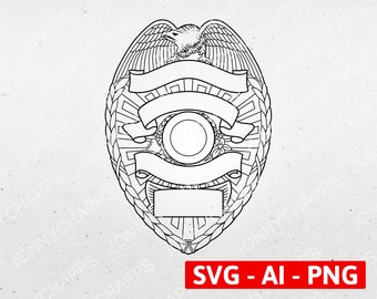 Blank Police Patch Template