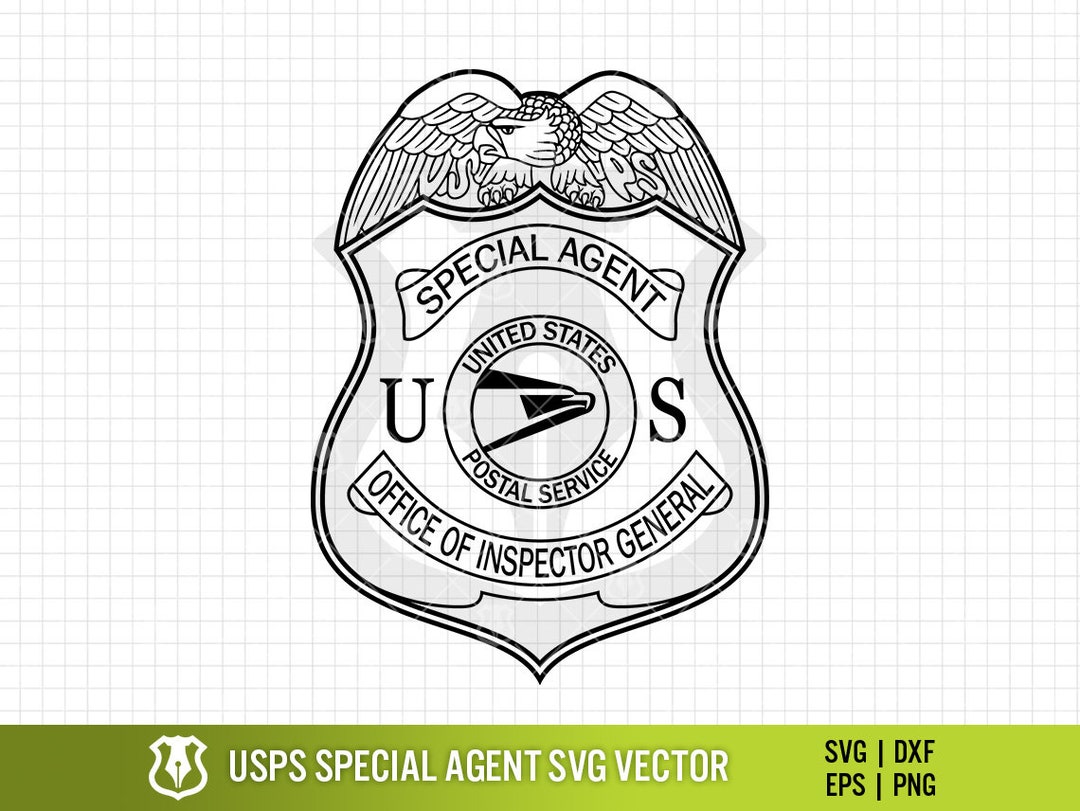 US Postal Service Special Agent Badge, USPS Post Office Law Enforcement ...