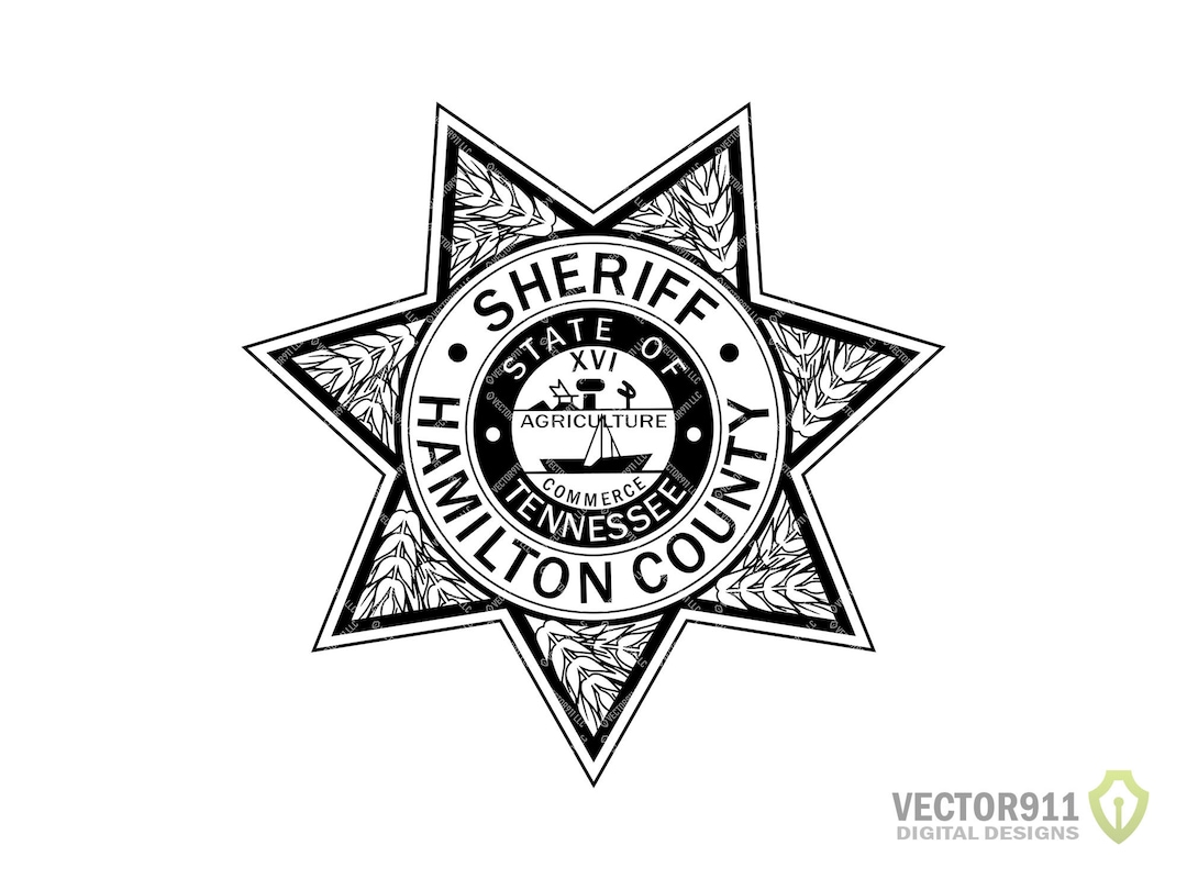 Hamilton County TN Sheriff's Department Badge, Tennessee Law ...