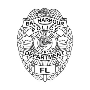 Bal Harbour Florida Police Badge SVG, City Police Department Officer ...