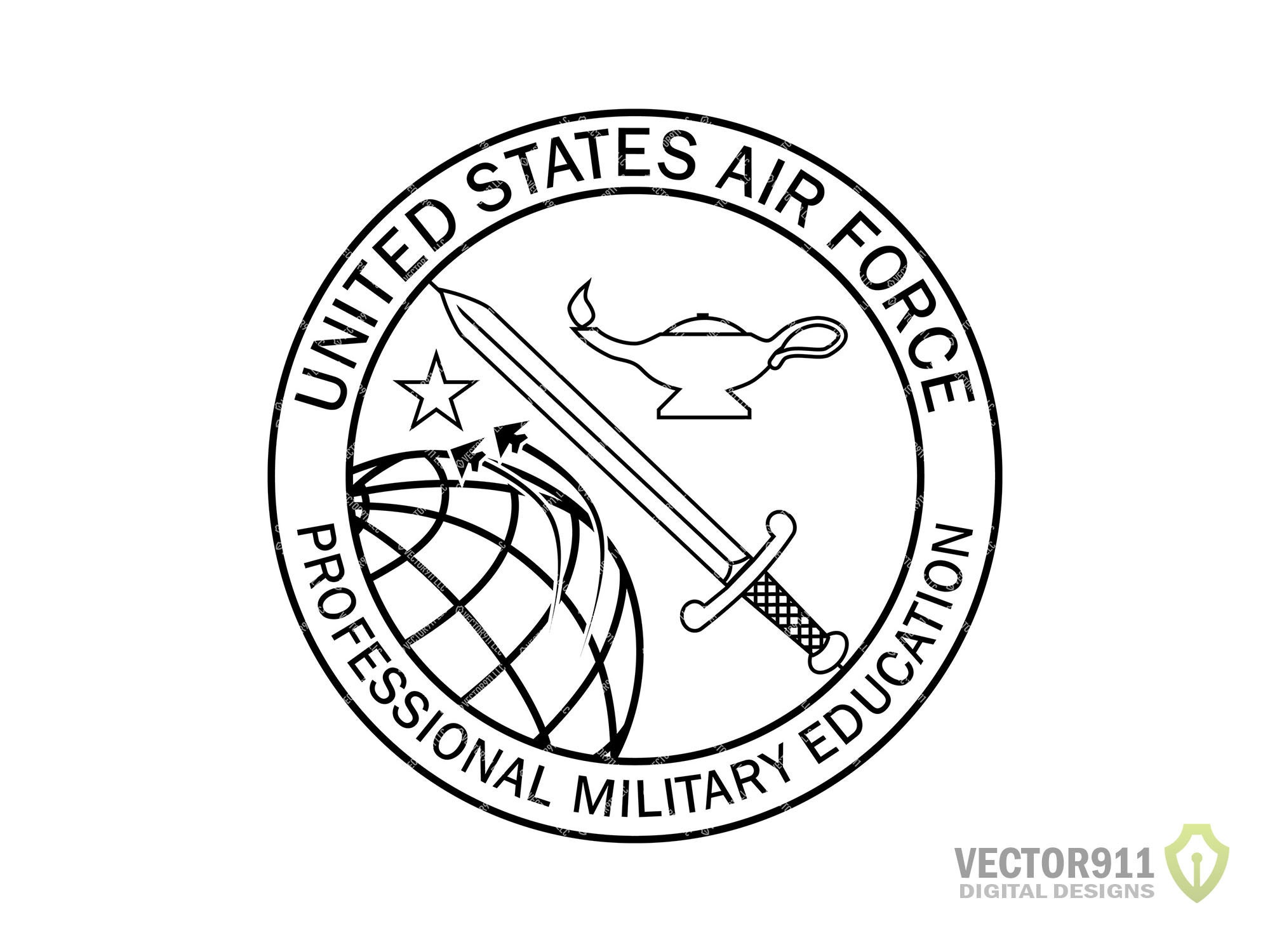 Air Force Seal Vector