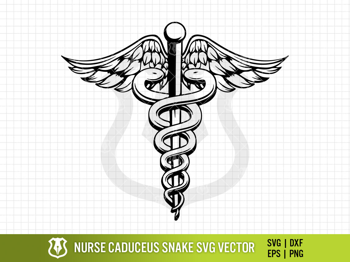 Hospital Logo Snake Vector