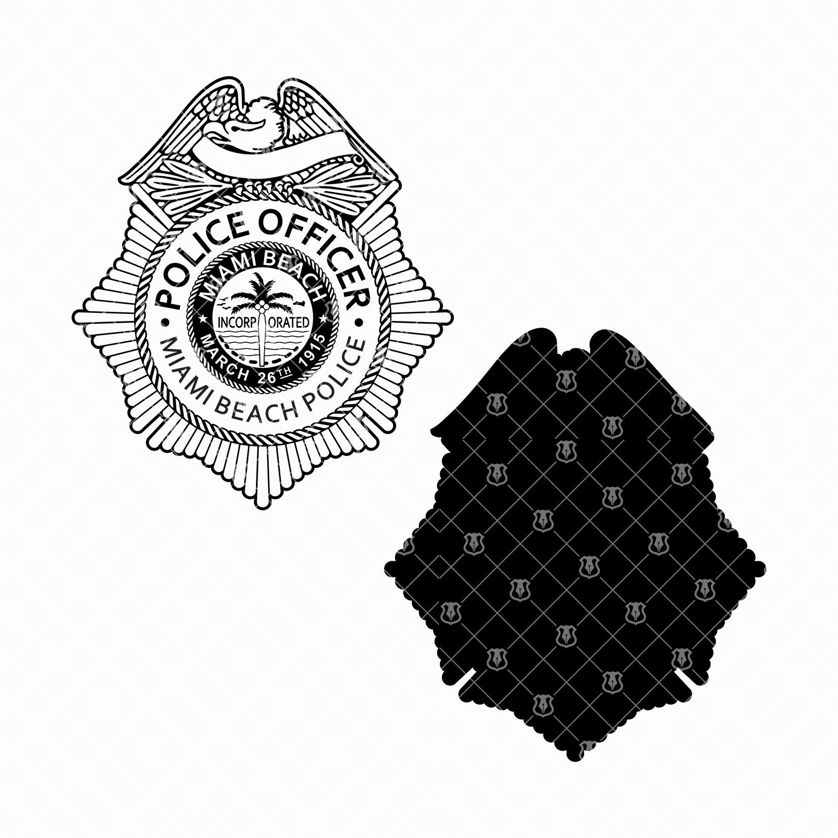 Miami Beach Police Badge