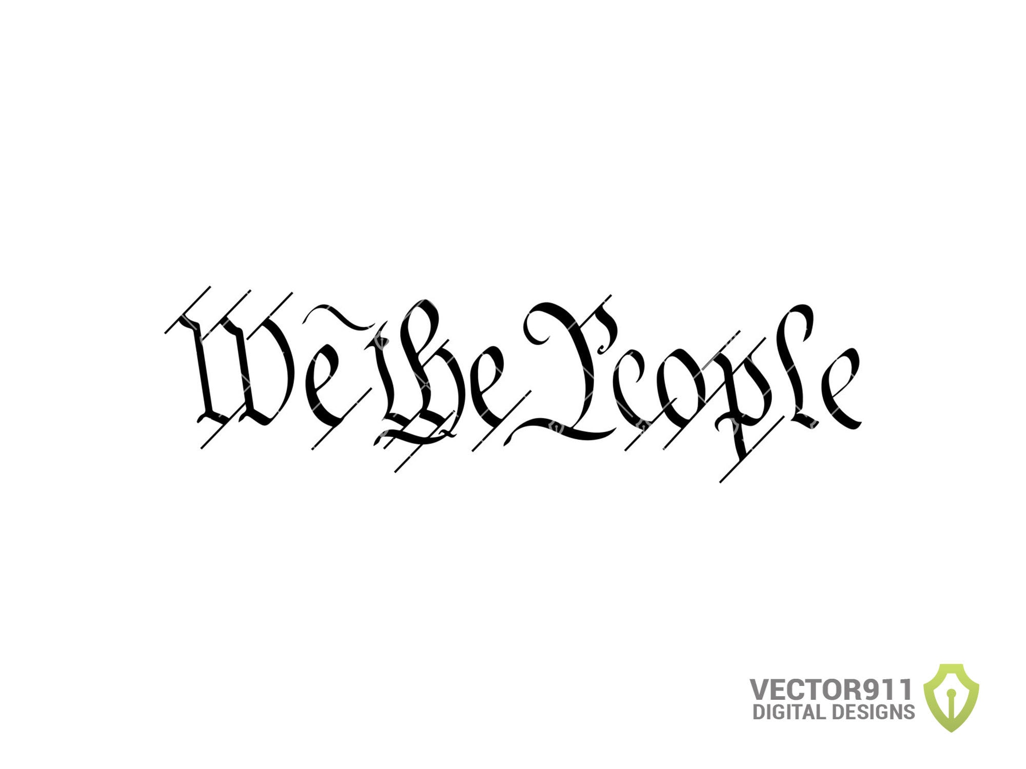 We The People Constitution Font