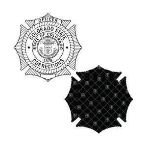 Colorado State Corrections Badge SVG, CDOC Corrections Department ...