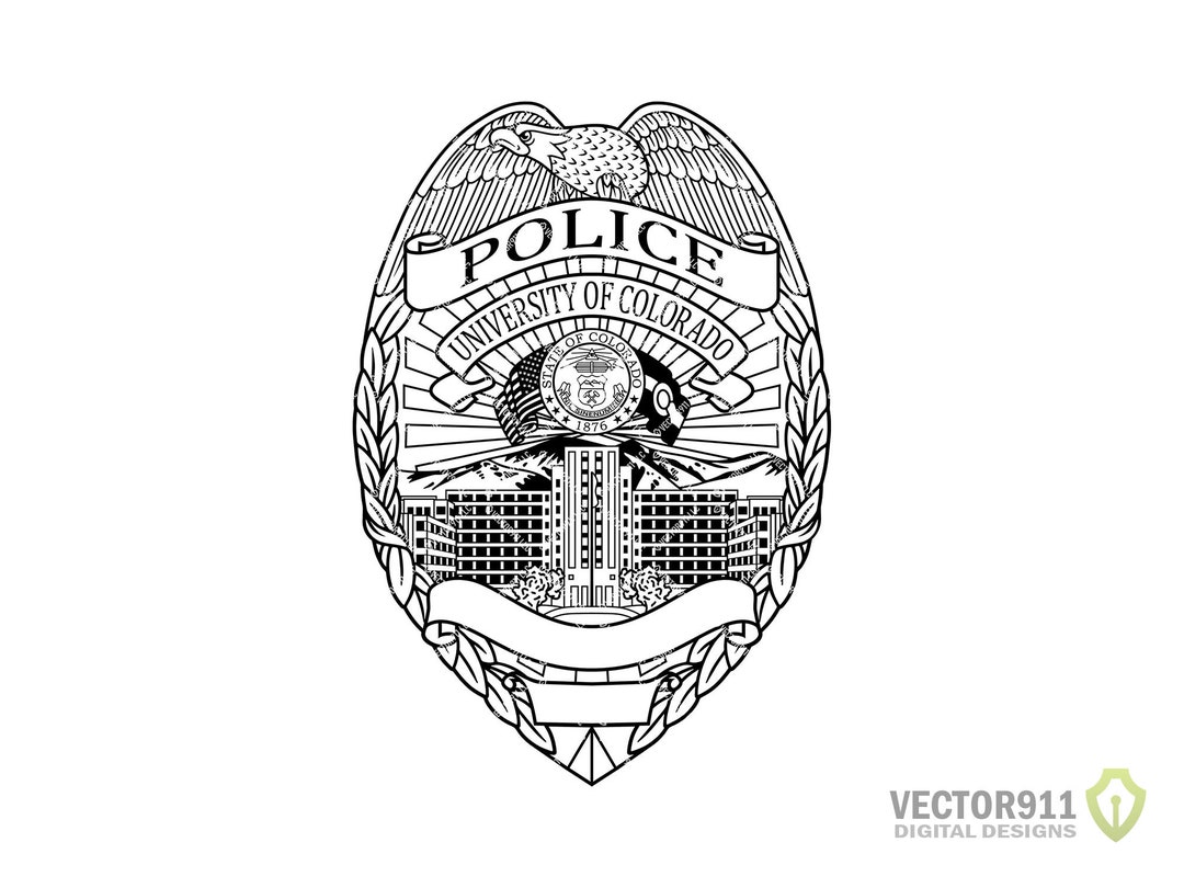 University of Colorado Police Badge, CO College School Law Enforcement ...