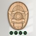 Classic Oval Shaped Badge V11 SVG, Blank Police Sheriff Fire Badge ...