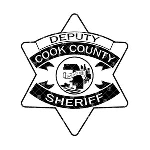 Cook Illinois Sheriff Badge SVG, IL County Sheriff's Deputy Star Vector ...