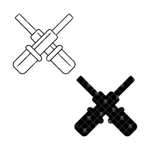 USCG GM Rating Badge SVG, Coast Guard Gunner's Mate Rate Insignia ...