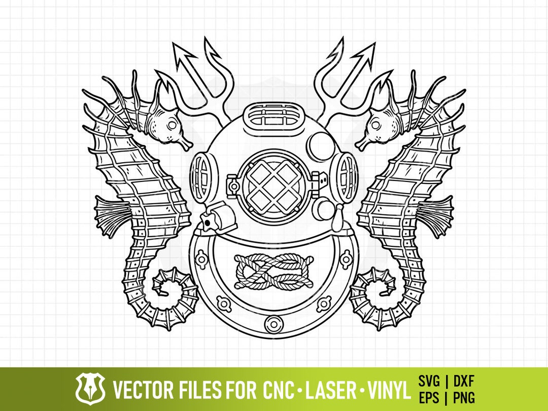 US Navy Master Diver Insignia Pin Updated Design Vector Clipart High ...