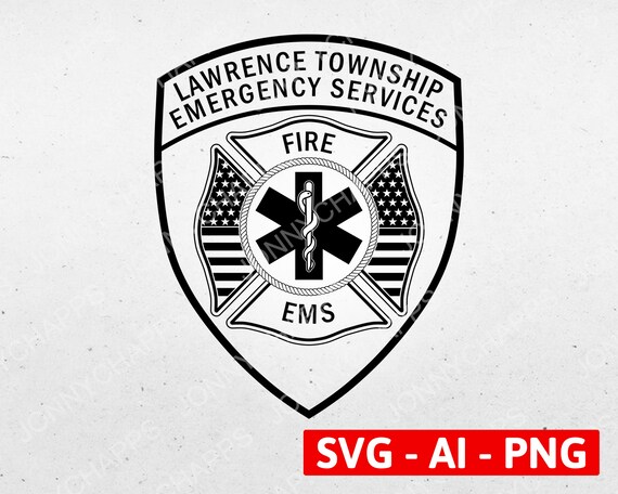 Lawrence Township Michigan Emergency Services Patch MI Fire - Etsy
