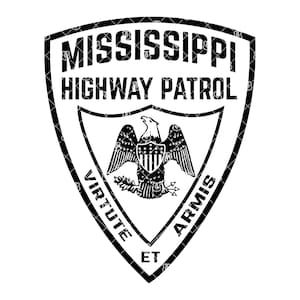 Mississippi Highway Patrol Patch SVG Bundle , MHP State Police Trooper ...