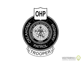 Oklahoma Highway Patrol Svg Highway Patrol Patch Police - Etsy