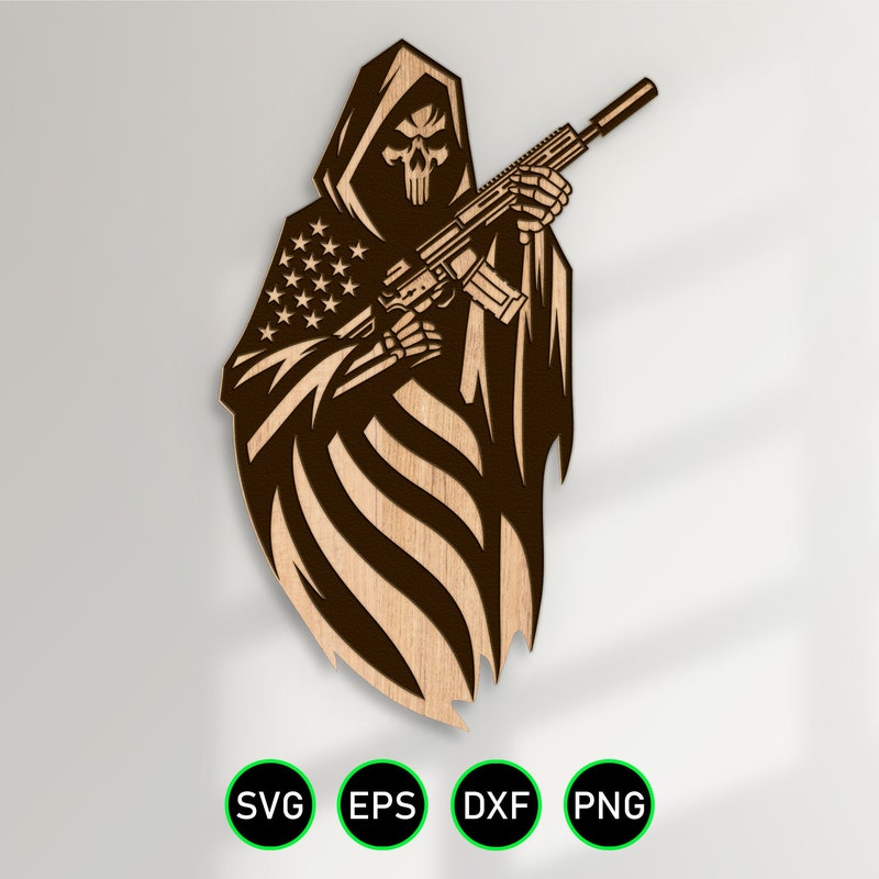 Reaper Flag Svg - Etsy
