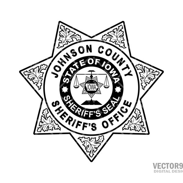 Johnson County Sheriff Badge - Etsy