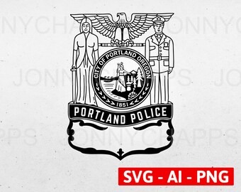 Oregon Police Logo - Etsy