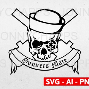 Navy Gunners Mate Rating Badge Stencil Craft Supplies & Tools Stencils ...