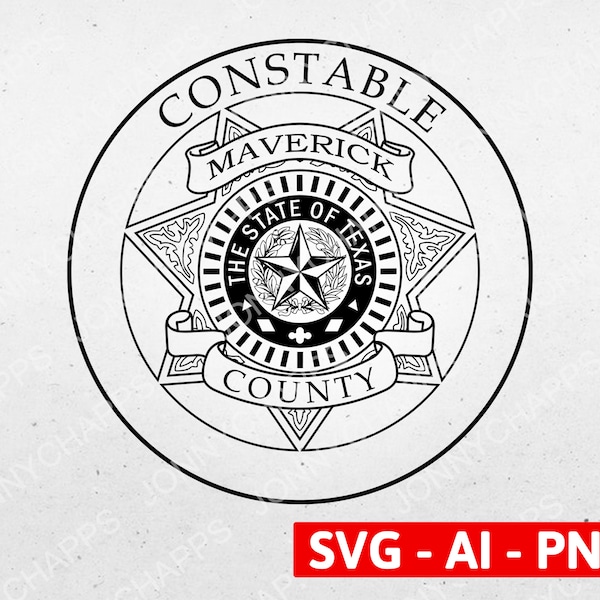 Texas Constable Seal - Etsy