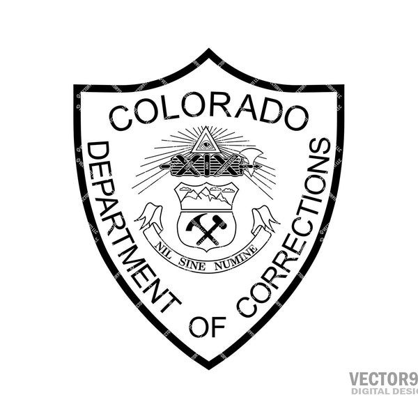 Department of Corrections Logo - Etsy