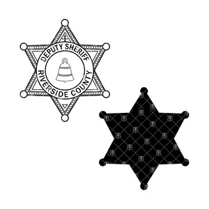 Riverside California Sheriff Badge SVG, County Sheriff's Office Deputy ...