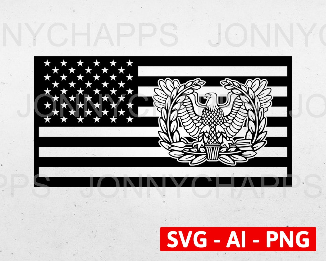 US Army Warrant Officer Insignia American USA Flag Army | Etsy