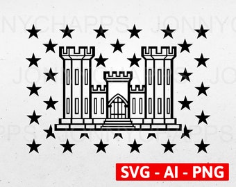 Army Corps of Engineers Castle Svg - Etsy