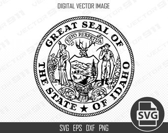 Great Seal of Idaho - Etsy