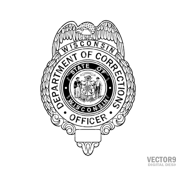 Department of Corrections Logo - Etsy