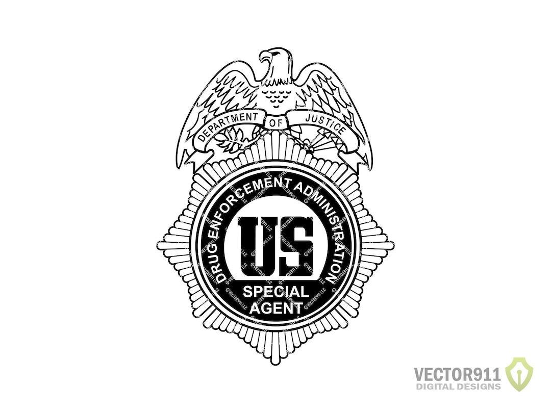 DEA Drug Enforcement Administration Special Agent Badge Logo - Etsy