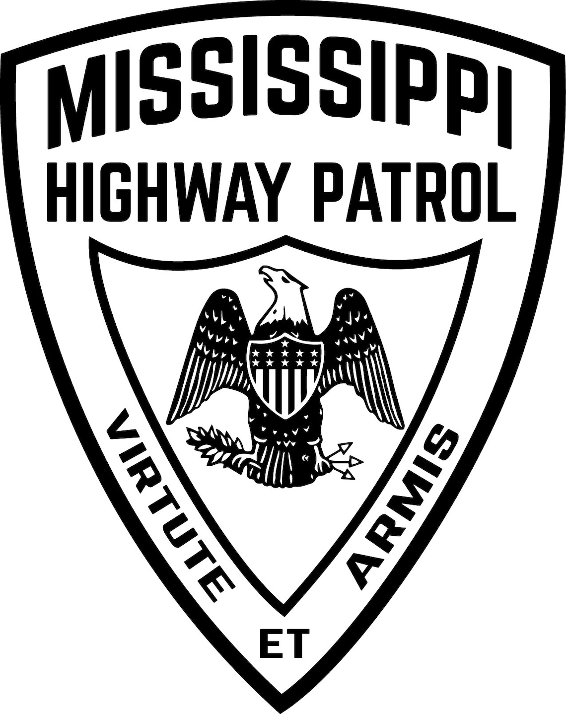 Mississippi Highway Patrol MHP Seal MS Trooper Logo Law | Etsy